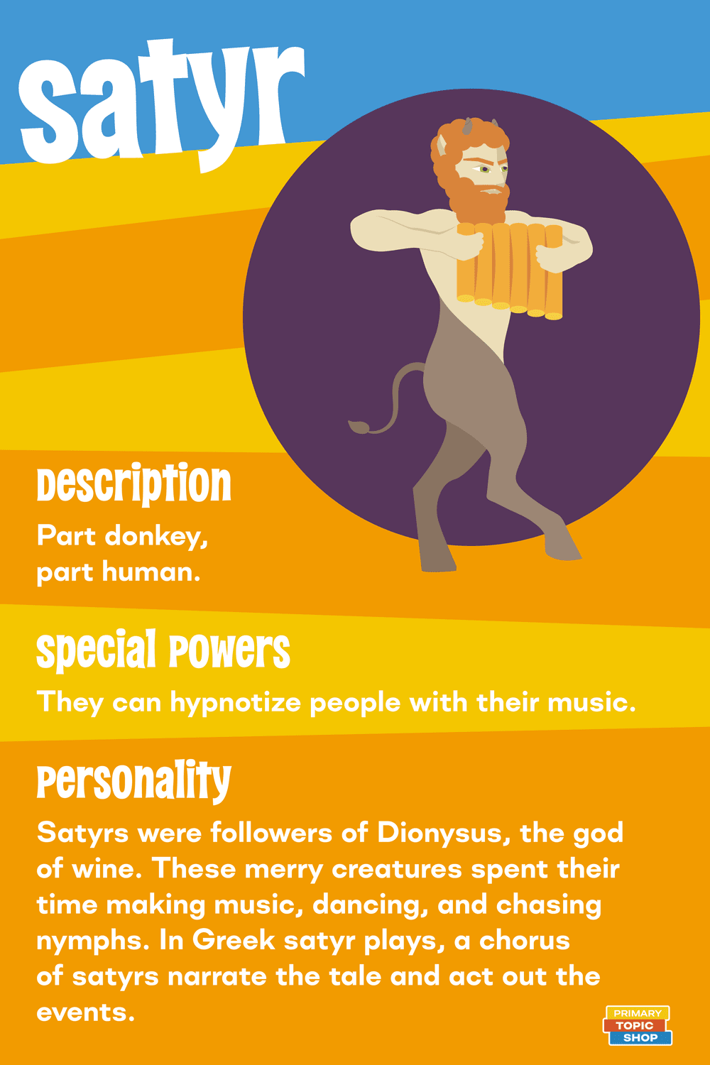 Satyr: Creatures of the Wild — Primary Topic Shop