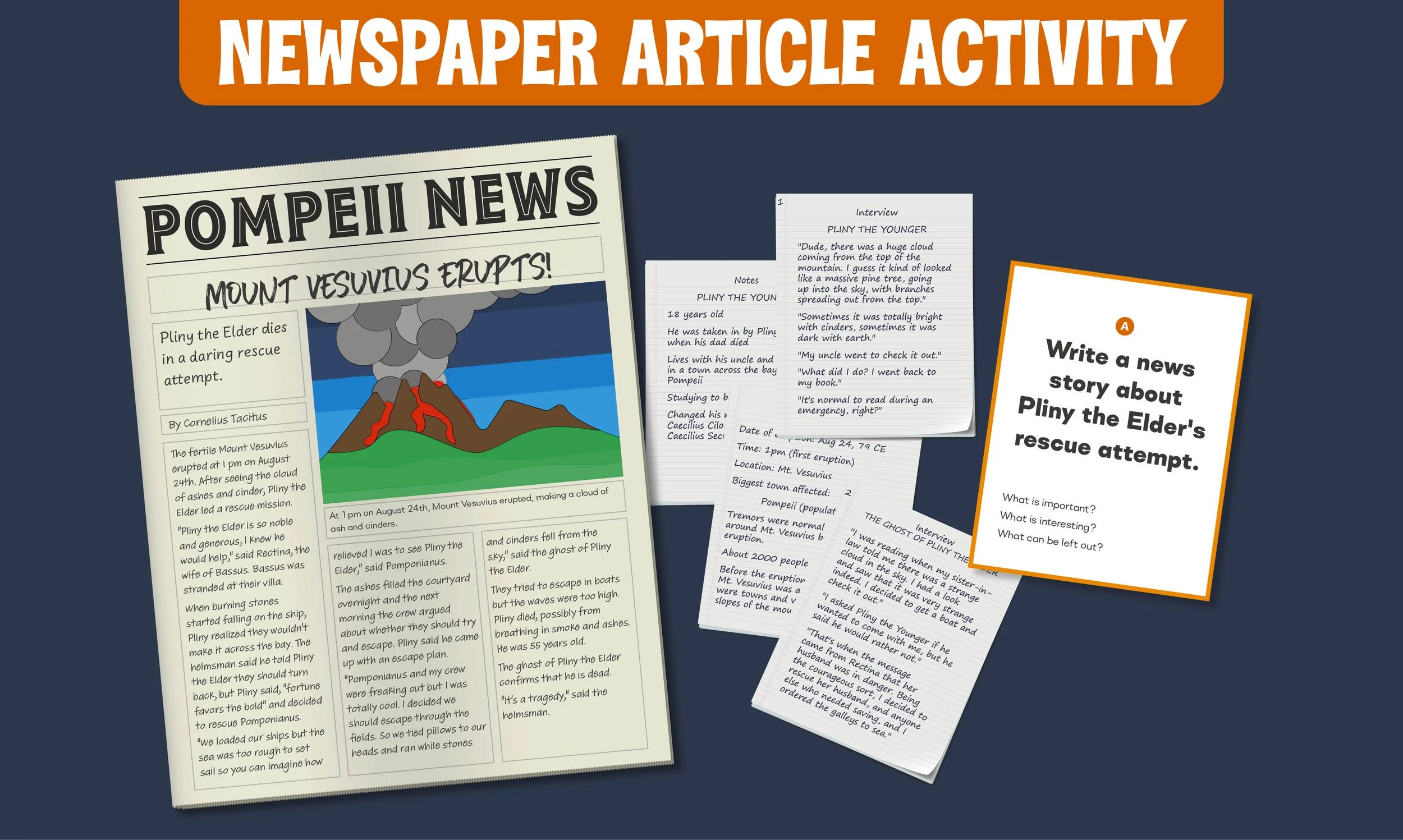 Mount Vesuvius Activity — Primary Topic Shop