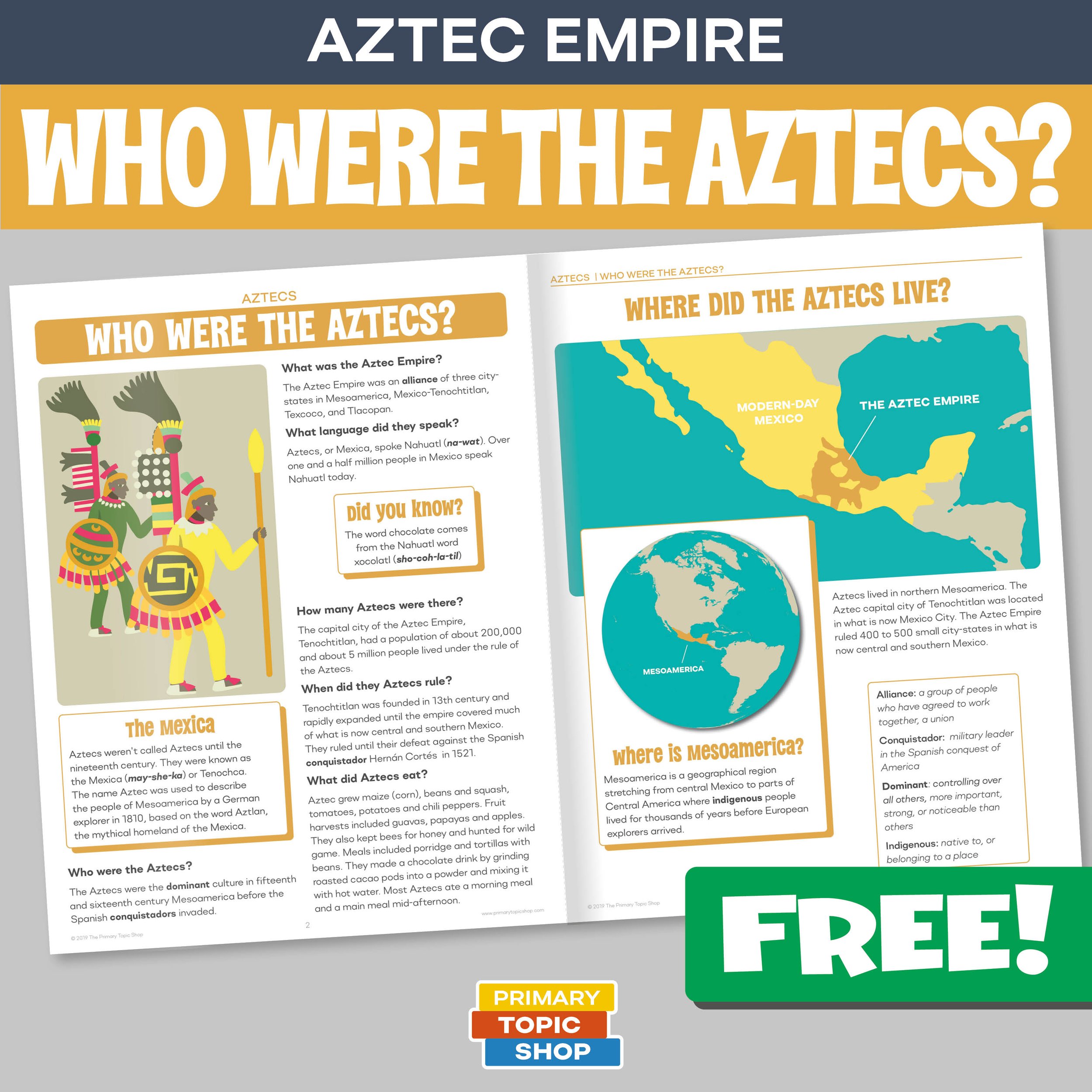Freebie Pack | Discover Free Resources — Primary Topic Shop