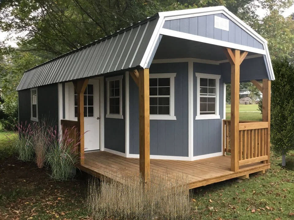 Porches | Custom Shed Options — Liberty Sheds