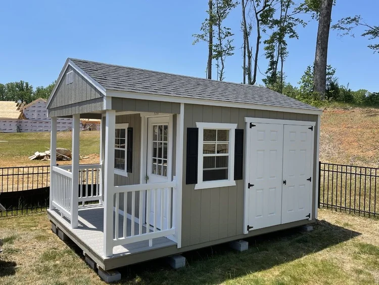 Porches | Custom Shed Options — Liberty Sheds