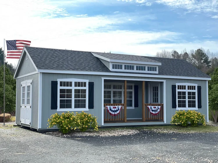 Porches | Custom Shed Options — Liberty Sheds