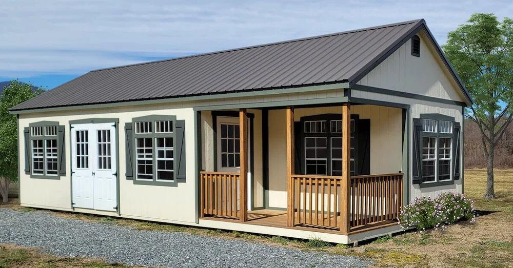 Porches | Custom Shed Options — Liberty Sheds