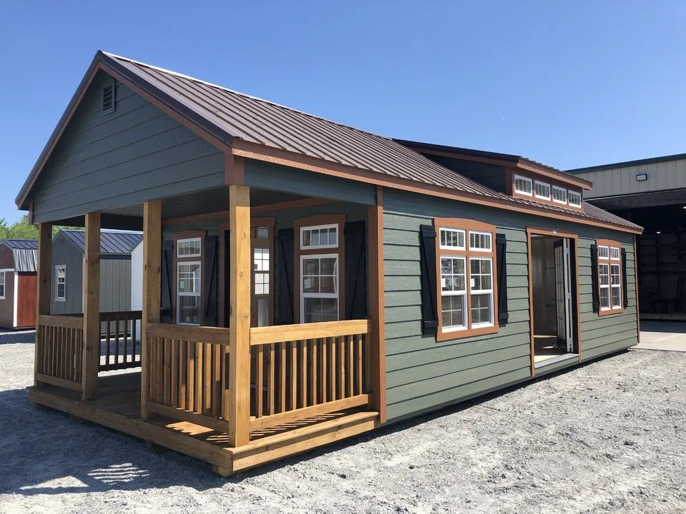 Porches | Custom Shed Options — Liberty Sheds