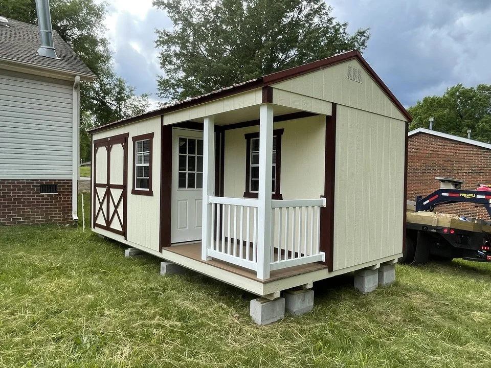 Porches | Custom Shed Options — Liberty Sheds