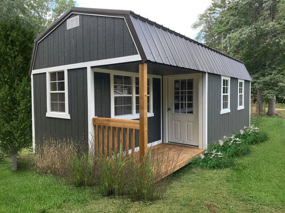 Porches | Custom Shed Options — Liberty Sheds