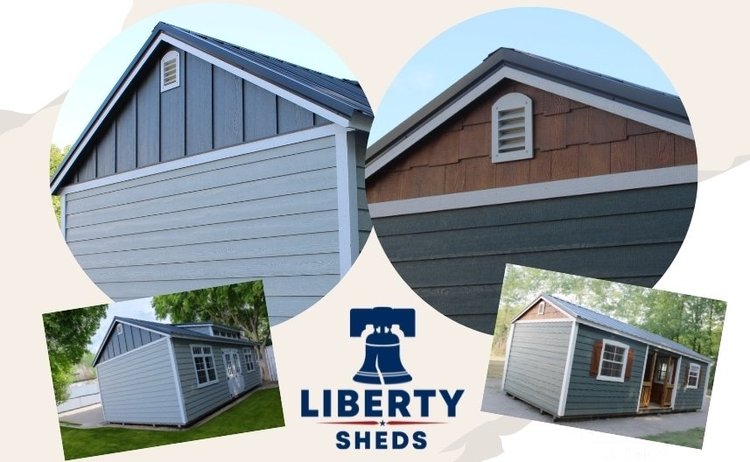Customize your shed siding with options that mirror popular market ...