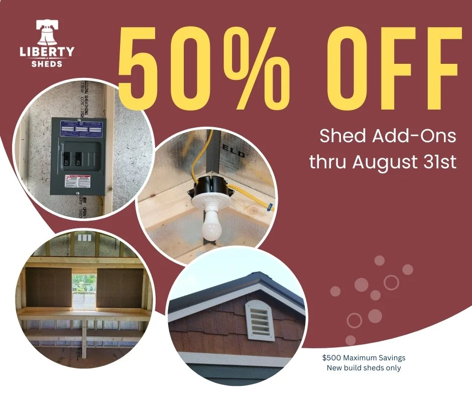 Current Specials — Liberty Sheds
