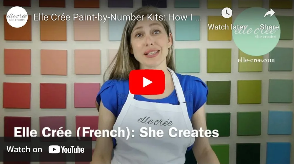 Elle Crée Paint-by-Number Kits