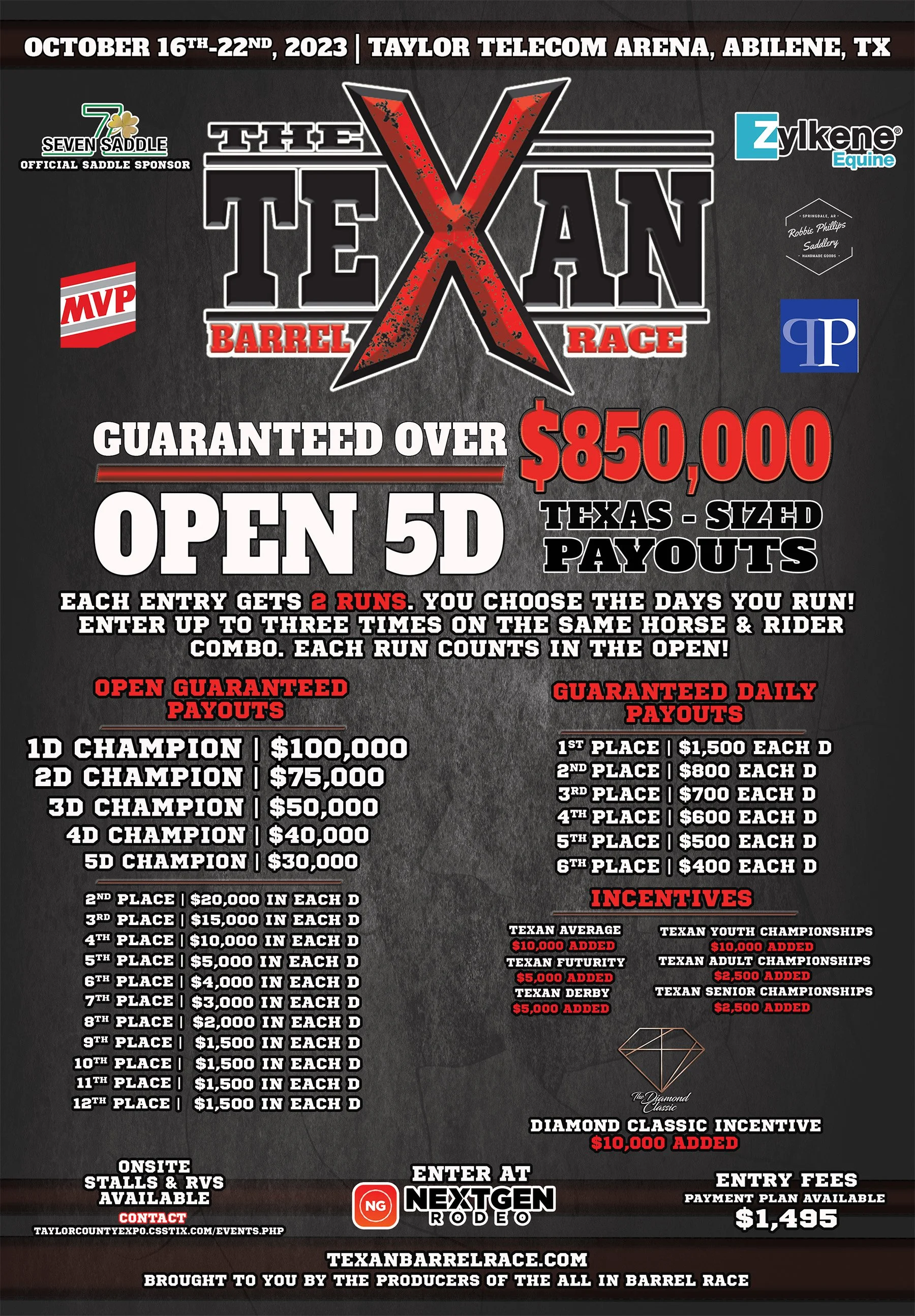 FLYER — THE TEXAN BARREL RACE