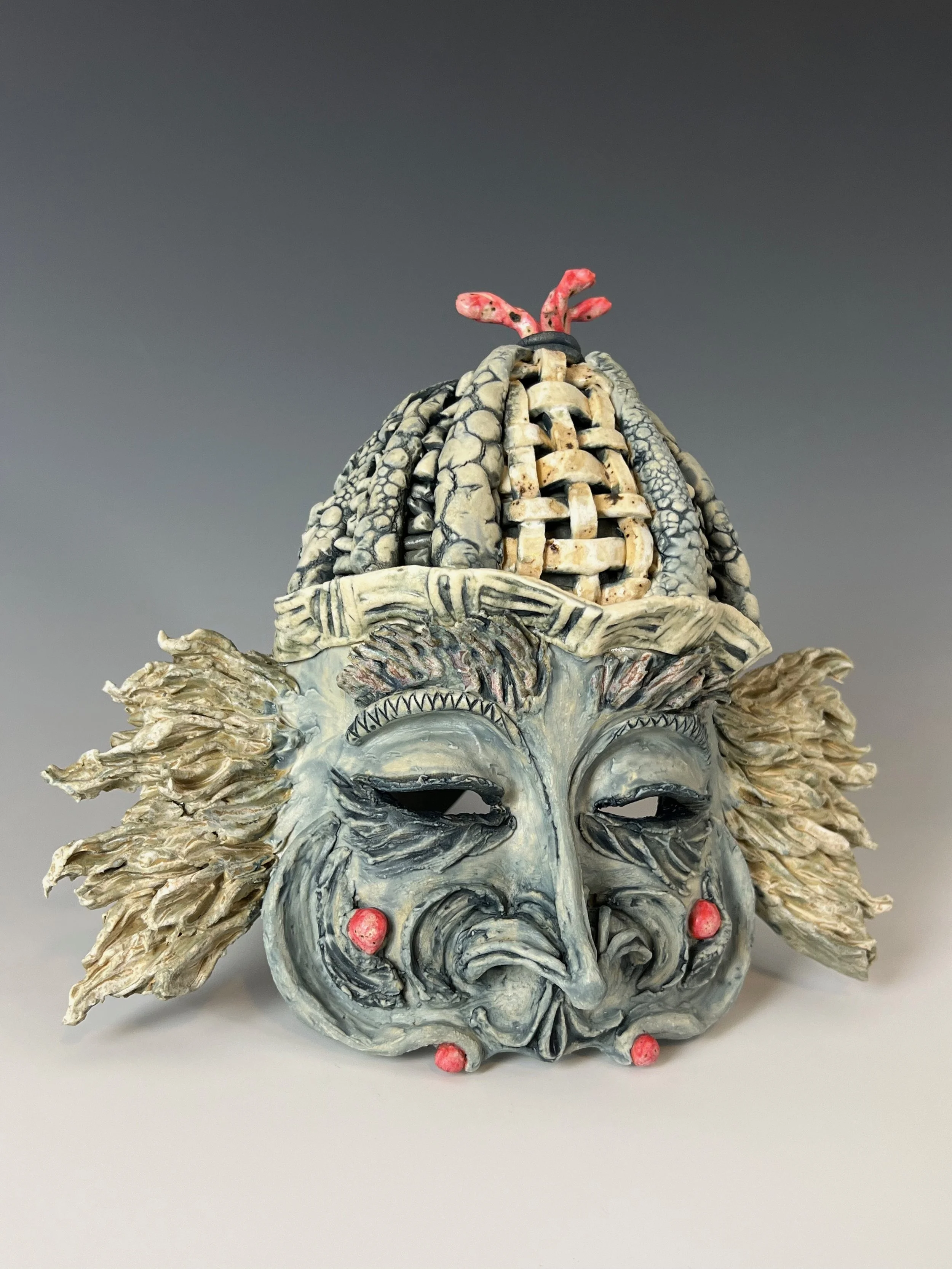 Galleries of ceramic work by Rebecca Stansbury. Sculptures, masks ...