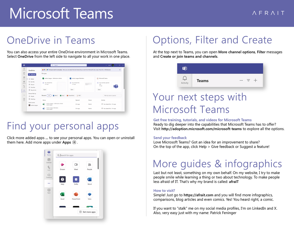 Microsoft Teams Quickstart Guide 2024 - English — AFRAIT