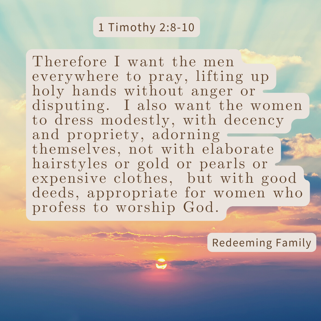 An Opposite Reading of 1 Timothy 2 with regards to Women in the Church ...