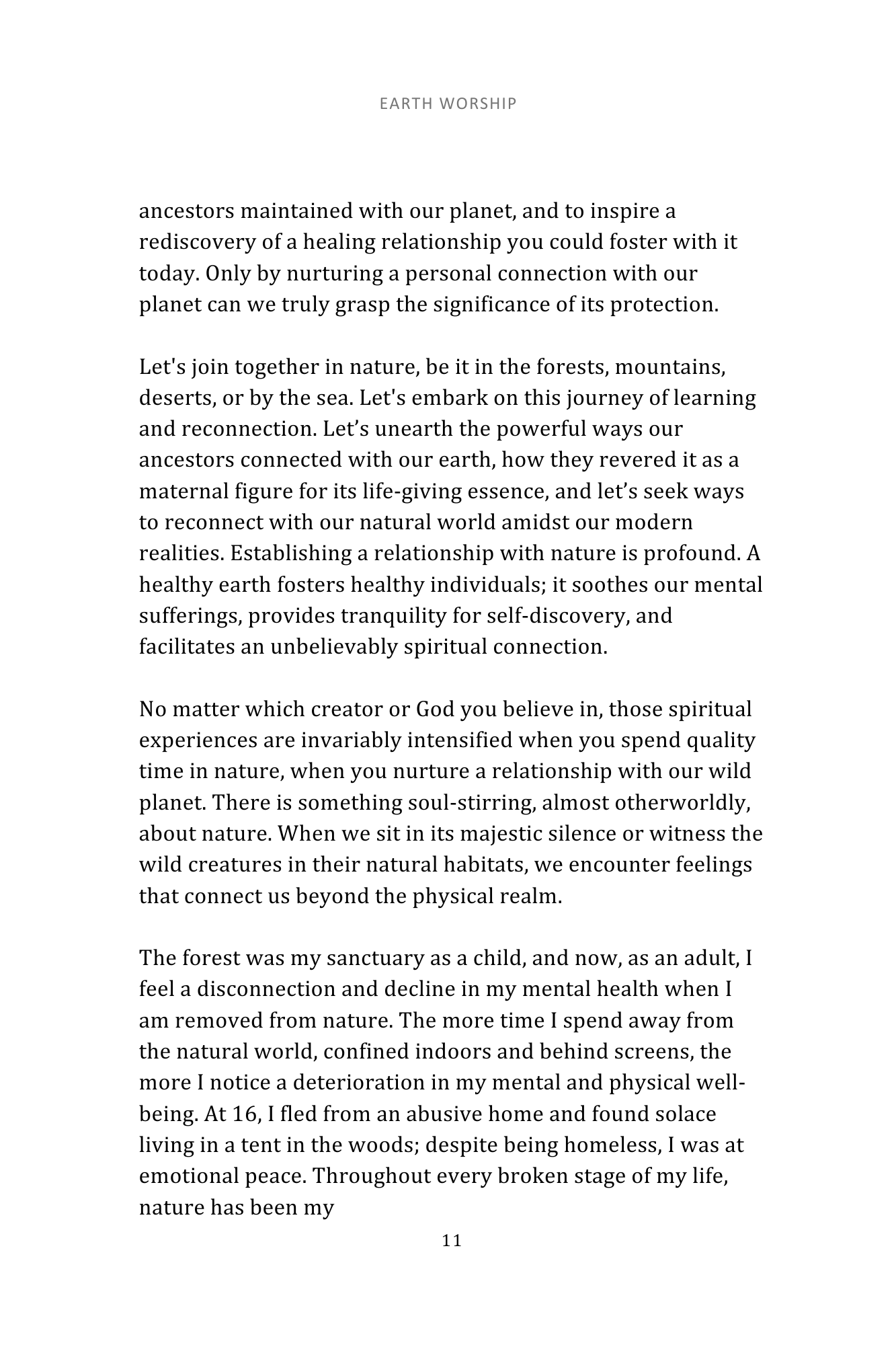 Earth Worship — Linda Blackmoor