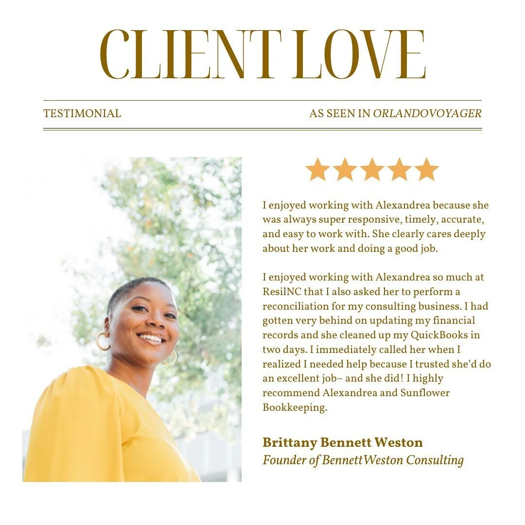 Sunflower Bookkeeping - Get back your time, leave the books to us!