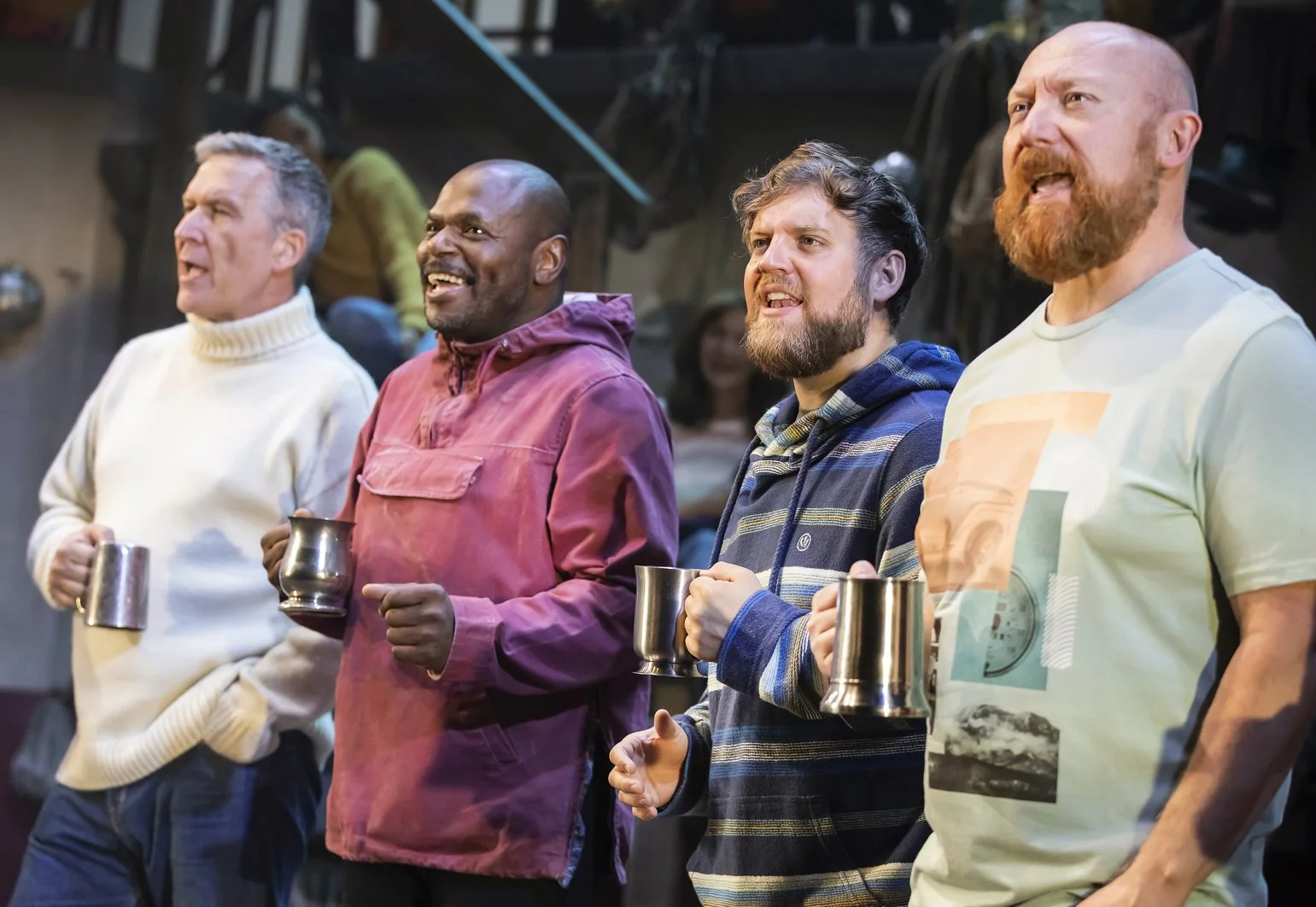 Cast and Creative of Fisherman's Friends The Musical Interview ...