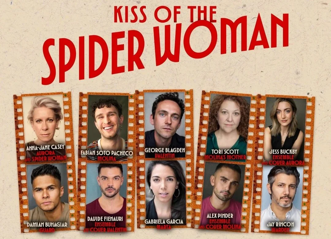 Full cast for UK revival of Kiss of the Spider Woman in 2026 — Theatre ...
