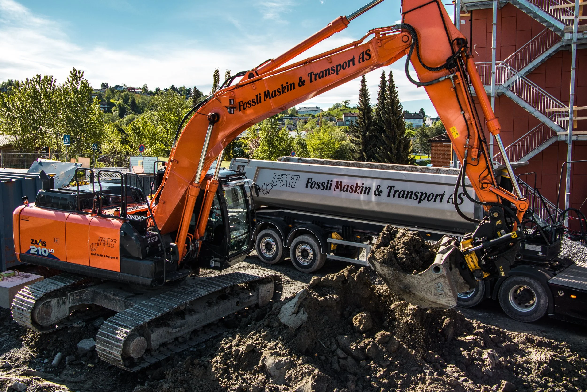 Pågående prosjekter — Fossli Maskin & Transport AS