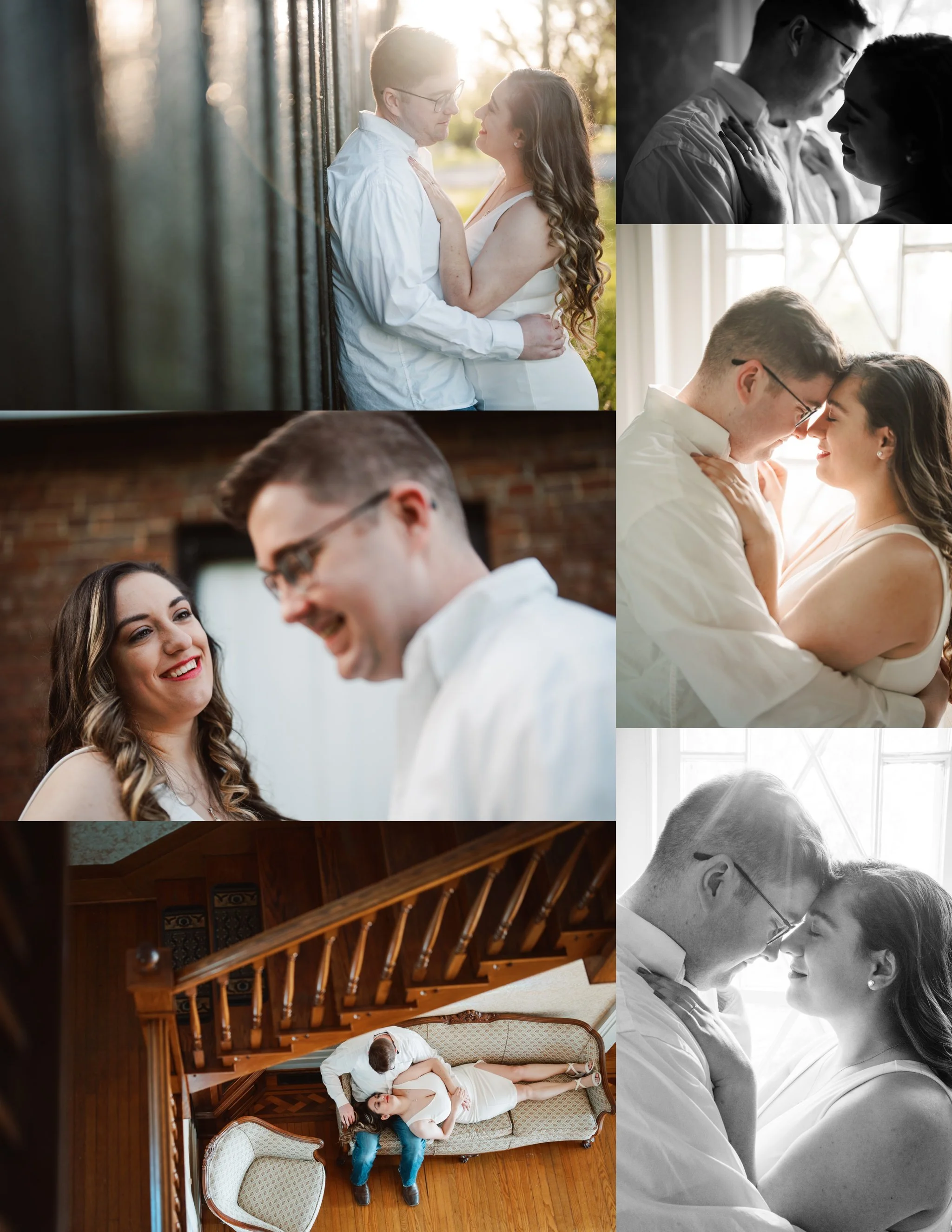 Emily and Dylan Engagement Session at Warrenwood Manor — Greg Thomas Photography LLC — Greg ...