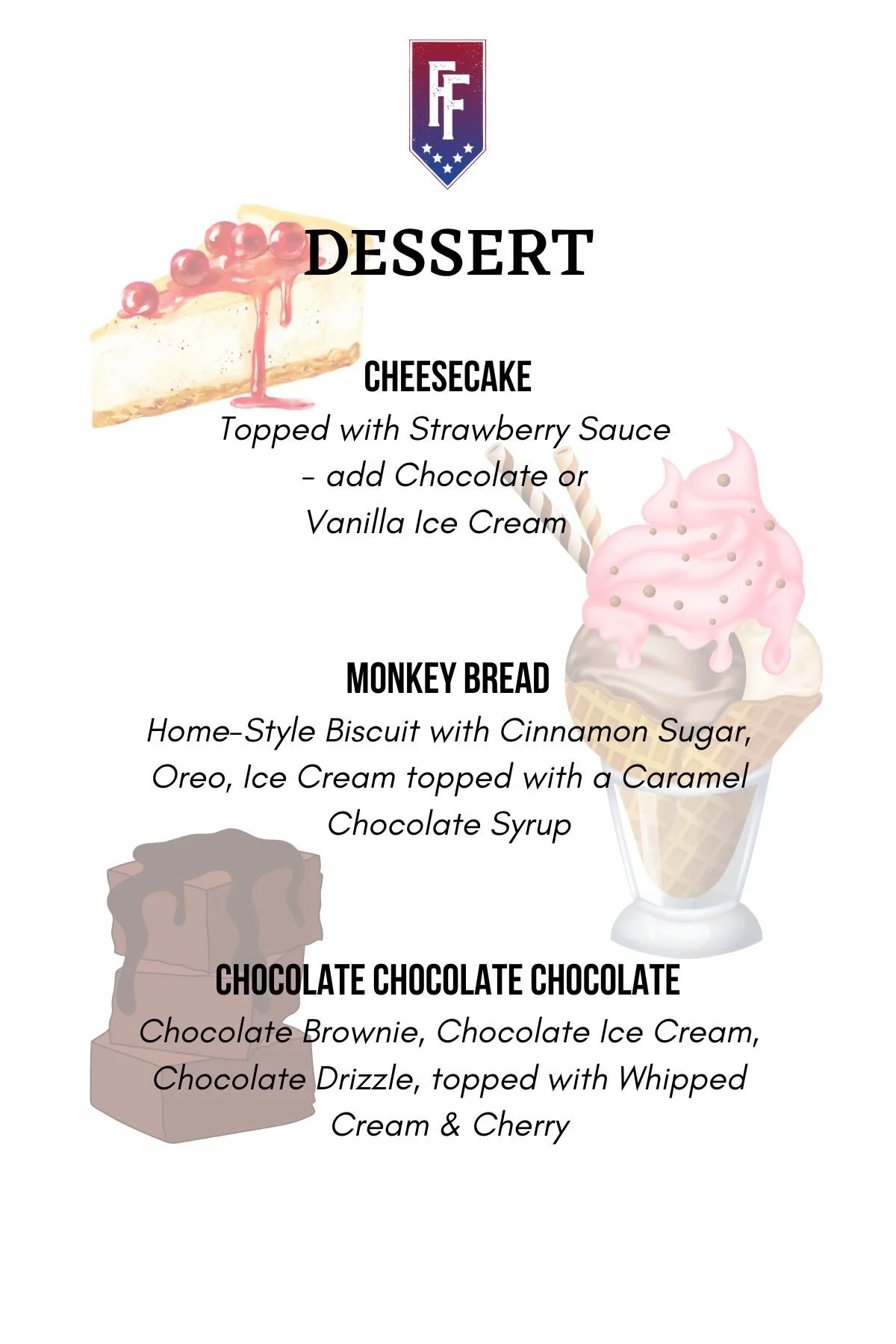 Appetizers, Sandwiches, Entrees — Founding Fathers Bensalem Sports Bar ...