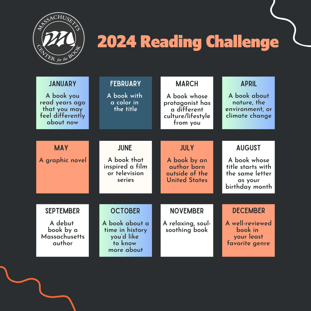 2024 Reading Challenge: for Adults — Massachusetts Center for the Book