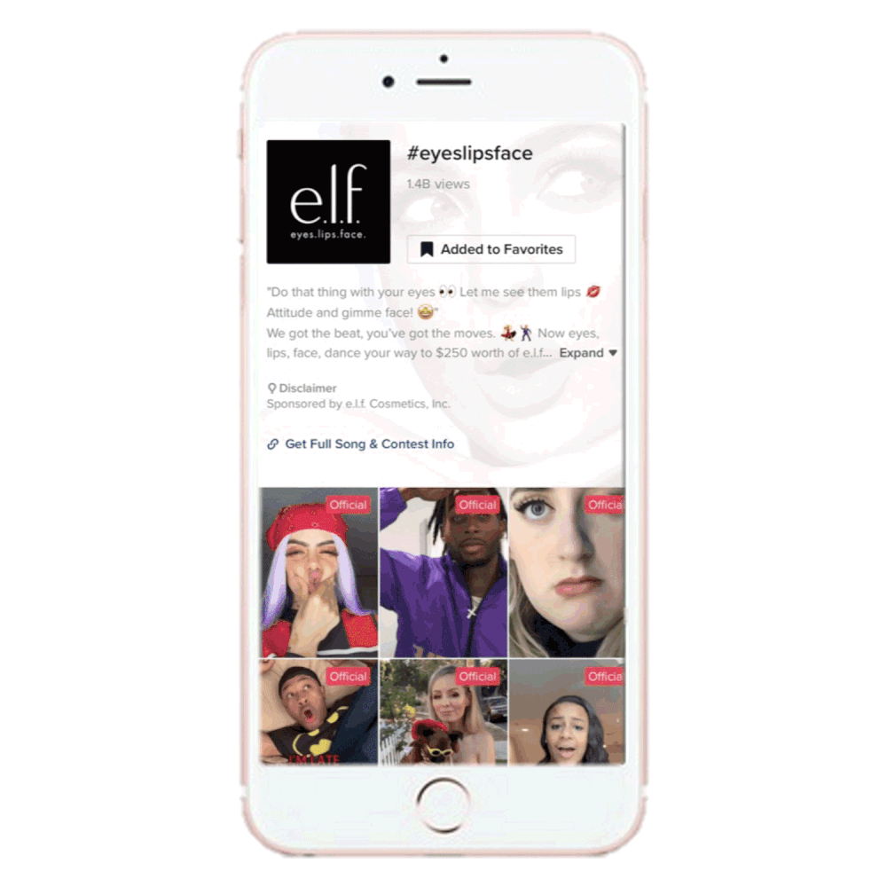 e.l.f. TikTok Challenge — Movers+Shakers | Connecting Brands to Culture | Driving Brand Love ...