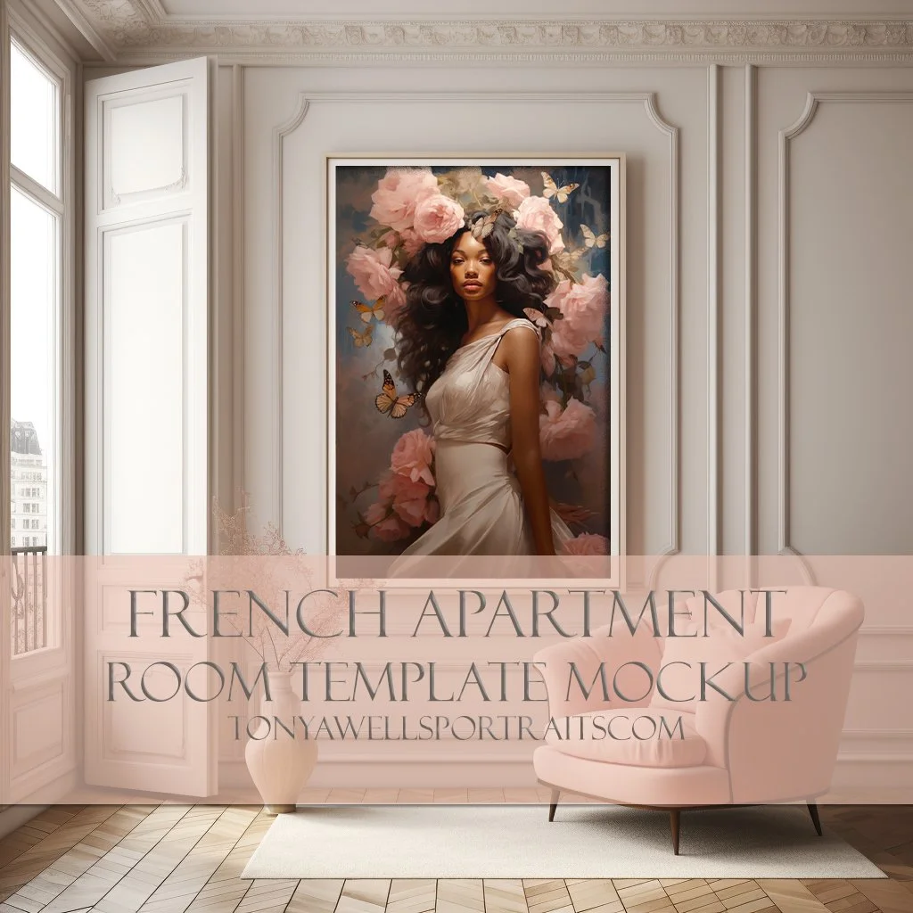 Room Template Mockups for artists and photographers to help sell their ...