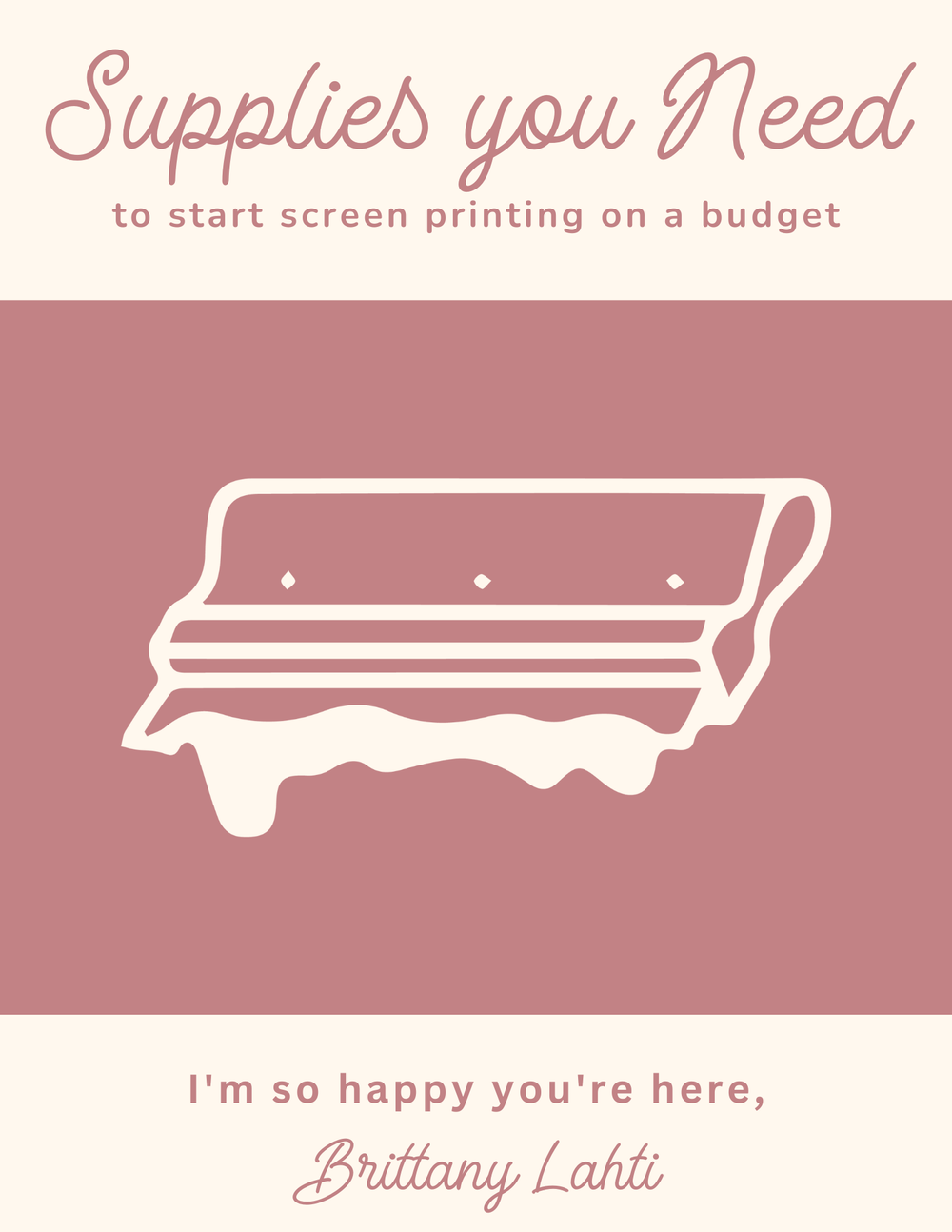 Sign Up - Ultimate Screen Printing list — Rosa Mae Creates