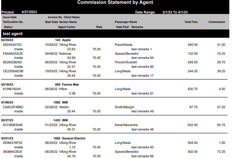 Better Commission Tracking for Travel Agencies — Grasp
