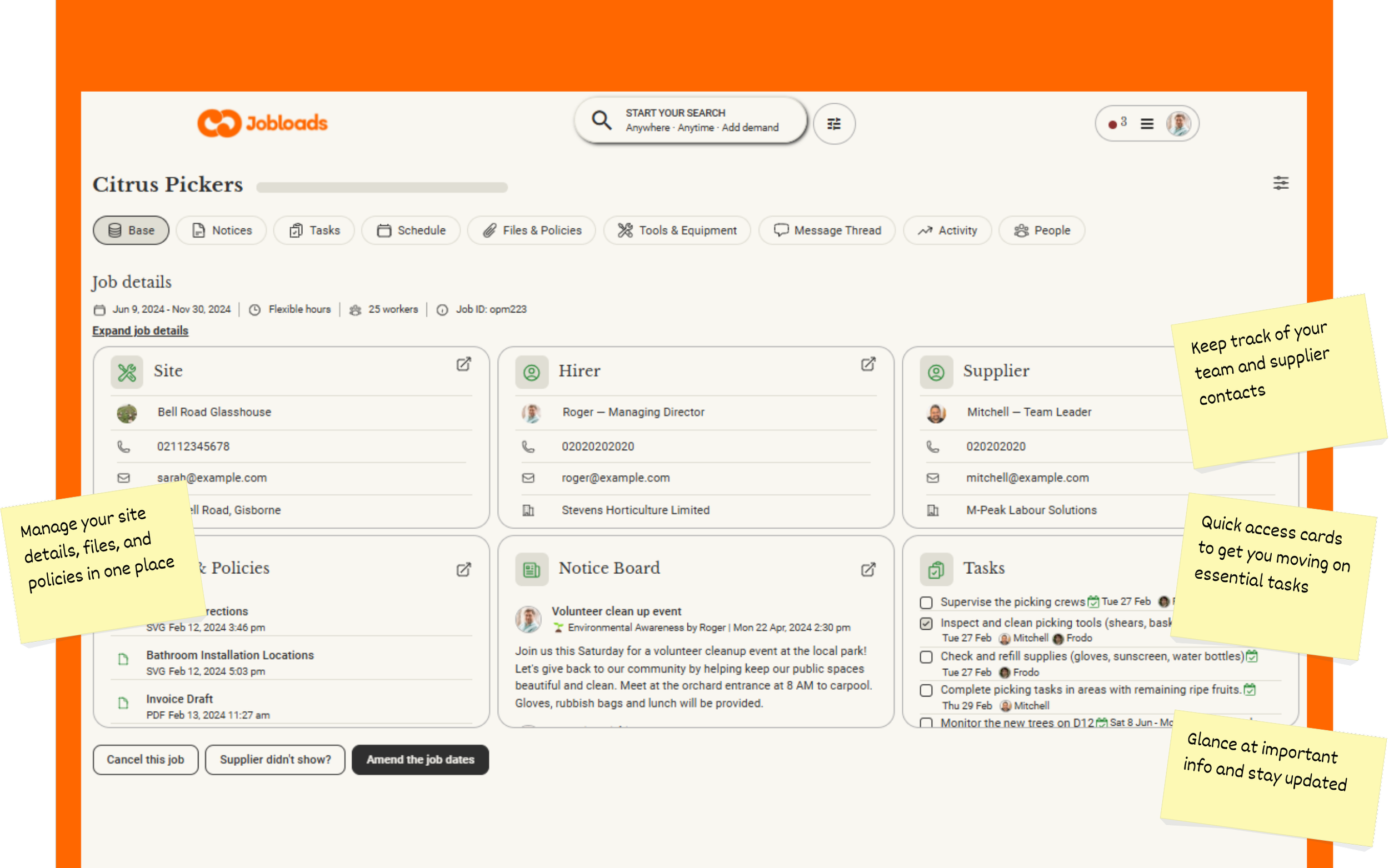 Seasonal Business Solutions | Jobloads: Job Management & Contractor ...