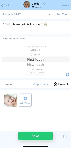 Baby Milestone App — Baby Connect - Newborn Tracking App