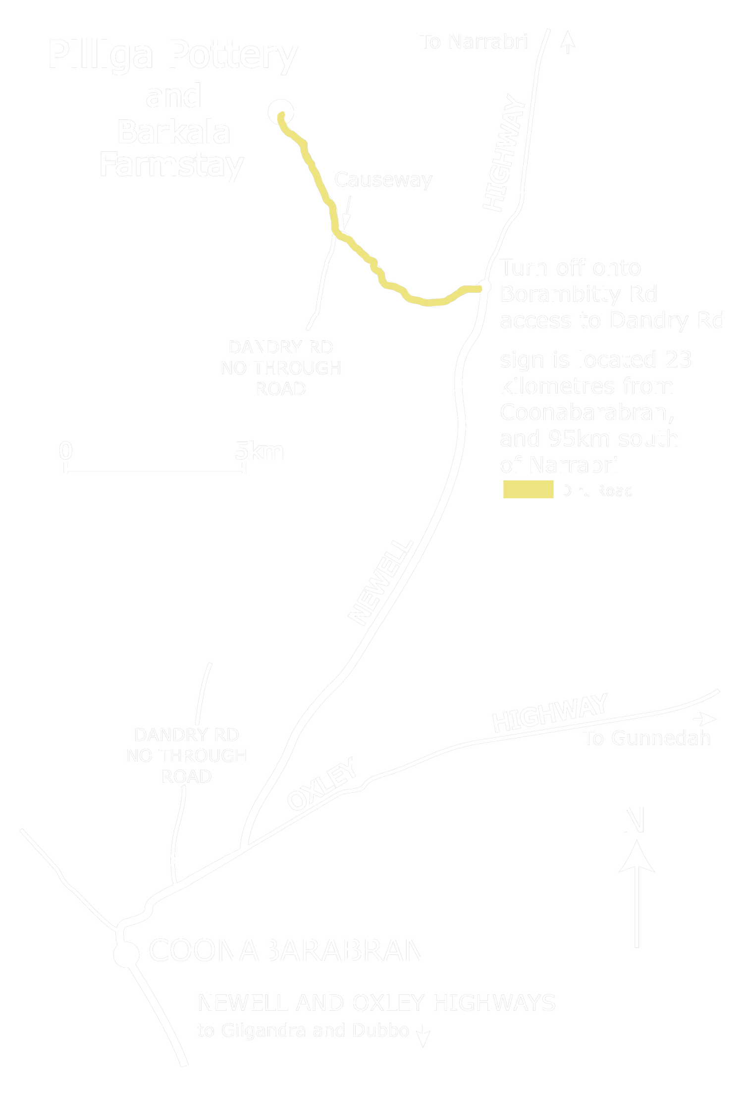 Getting Here — Pilliga Pottery Creative Farmstay