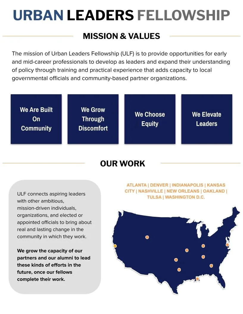 Our Impact — Urban Leaders Fellowship