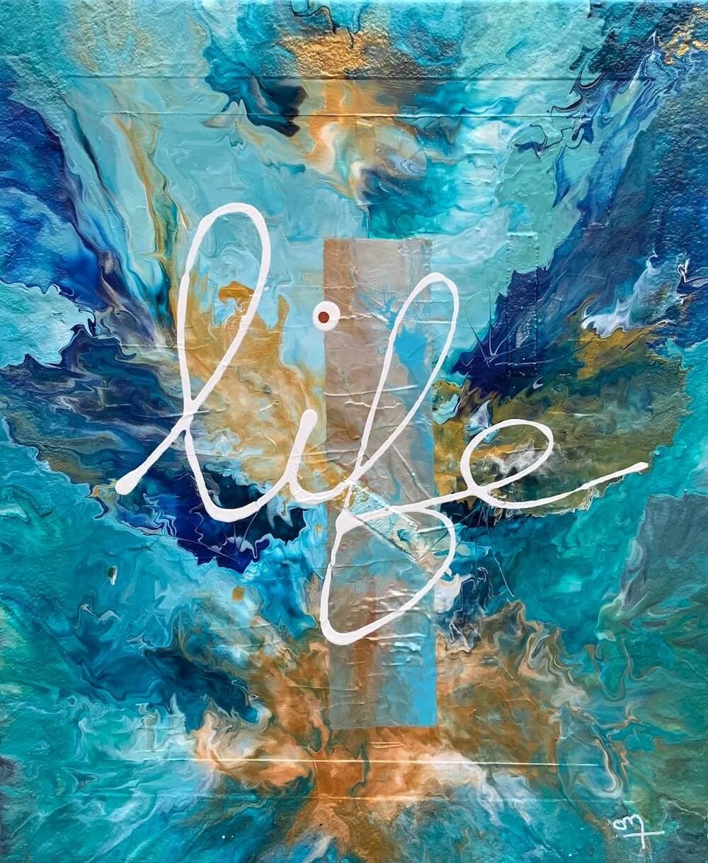 Life, tableau créé par Maraho, artiste peintre - - La vie en œuvres par ...