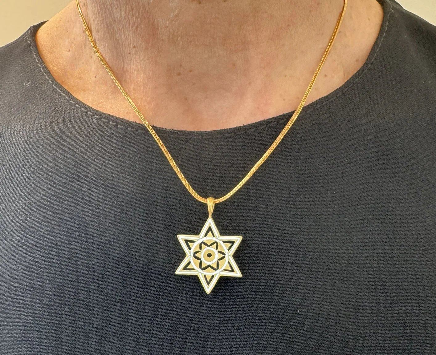 Star of David Large Amulet — Lucine Almas Jewelry