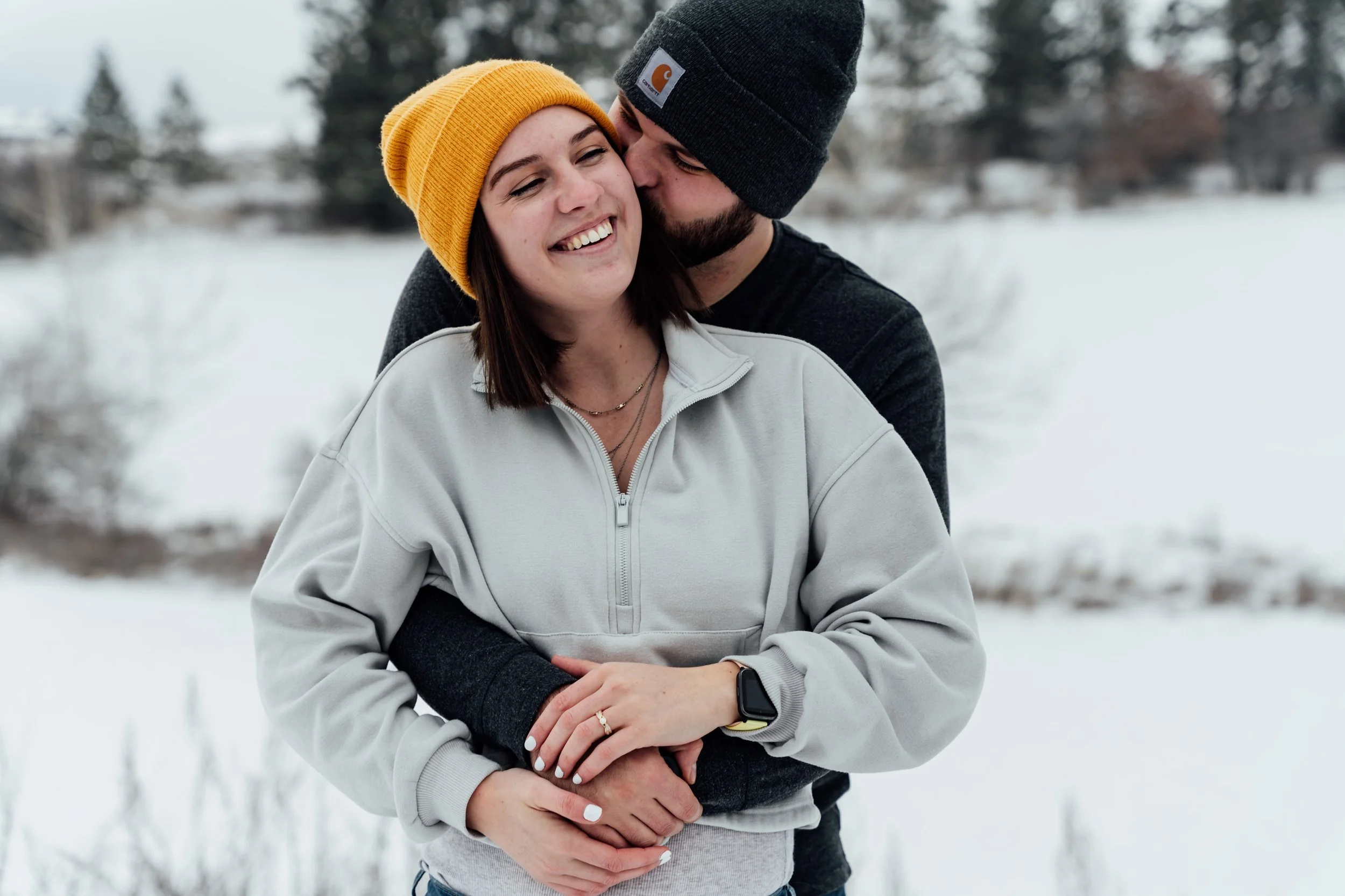A Surprise Proposal & Engagement shoot in Spokane, Washington | Anna ...