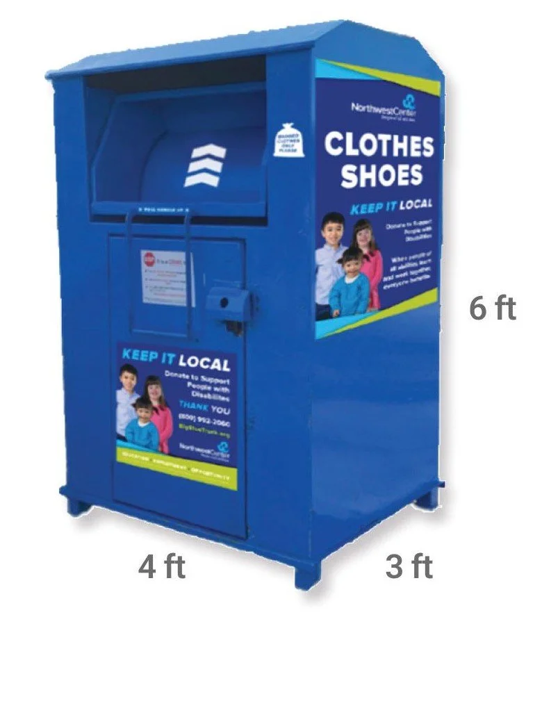 Host a Big Blue Bin for Clothes donations — The Big Blue Truck