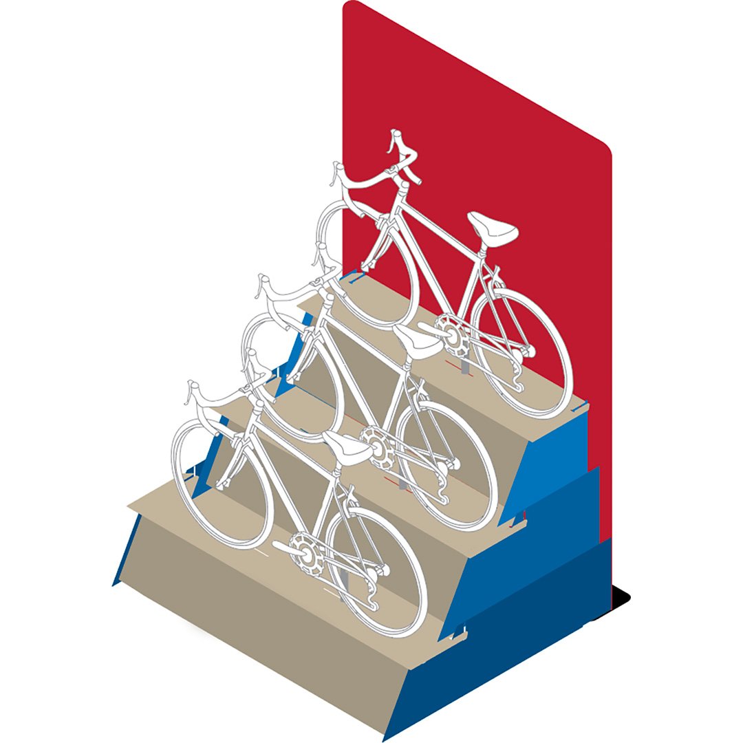 Custom Flatpack Bicycle Displays for POP, Showroom, and Expo | Enhance ...
