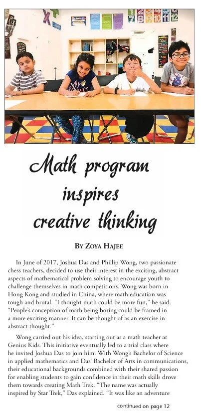 Programs — Math Trek