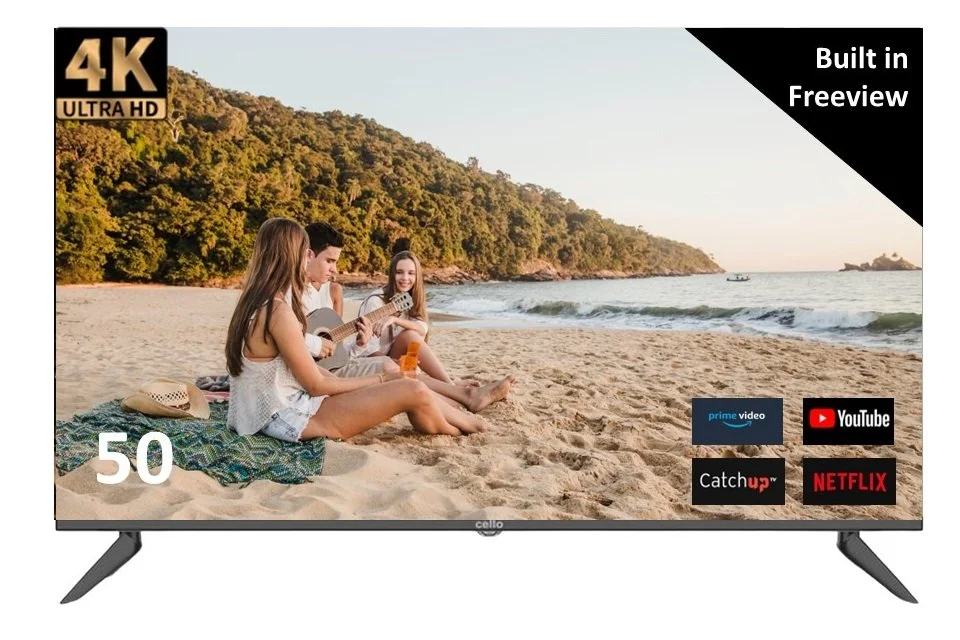 Cello 50″ Ultra HD LED Smart TV with Wi-Fi and Freeview | hiya! — hiya!