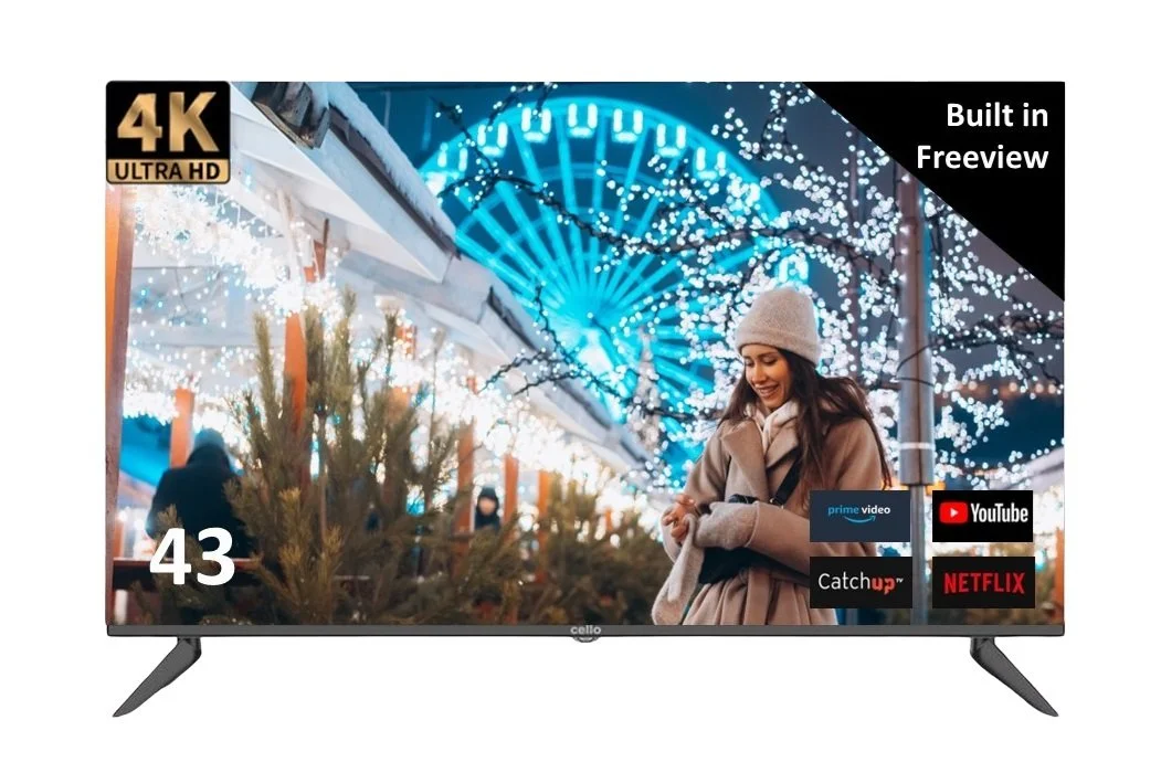 Cello 43″ Full HD LED Smart TV with Wi-Fi & Freeview | hiya! — hiya!