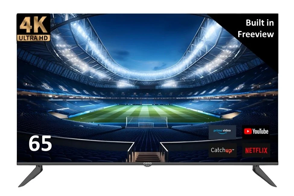 Cello 65″ Ultra HD LED Smart TV with Wi-Fi and Freeview | hiya! — hiya!