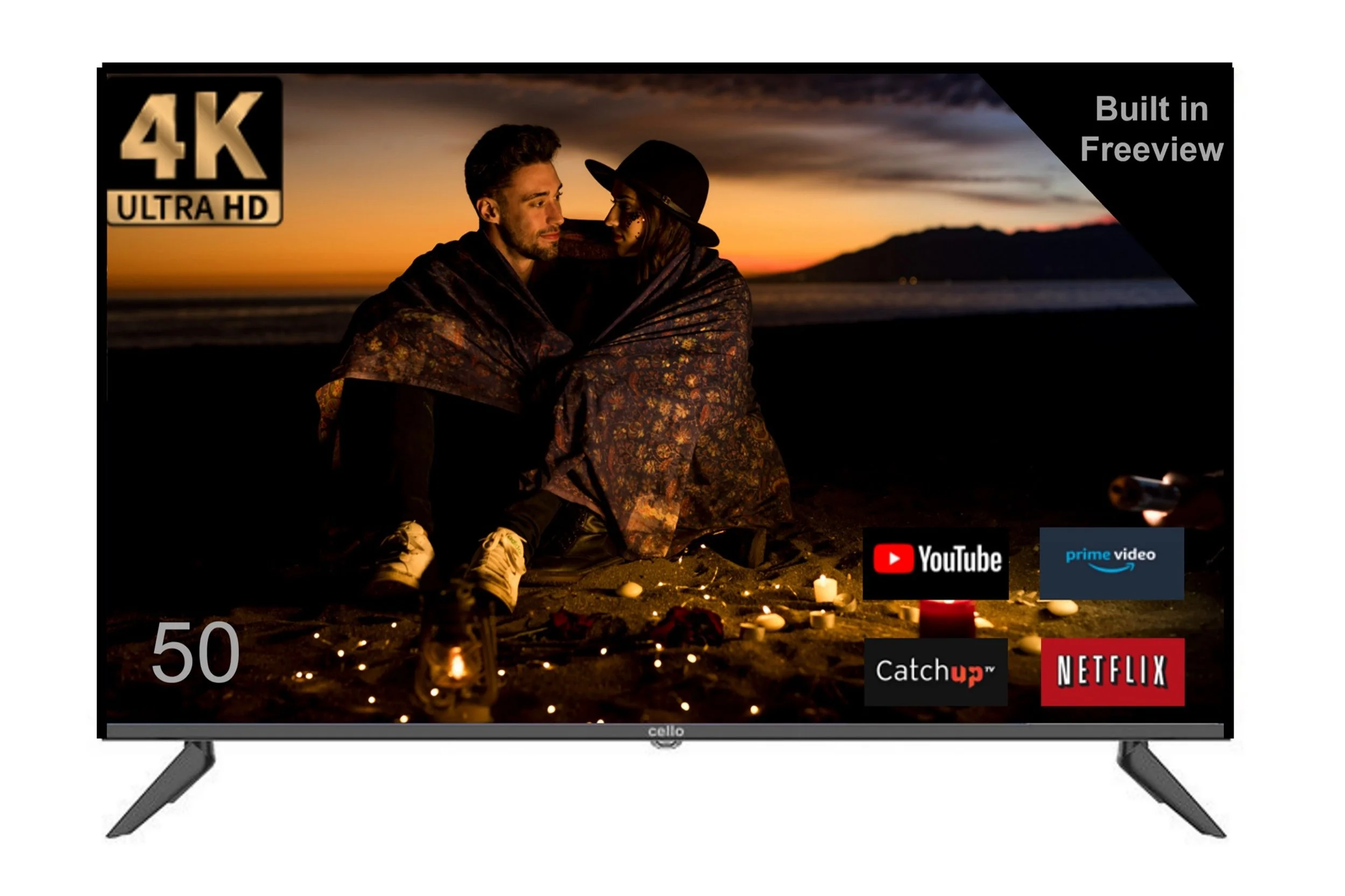 Cello 50″ Ultra HD LED Smart TV with Wi-Fi and Freeview | hiya! — hiya!