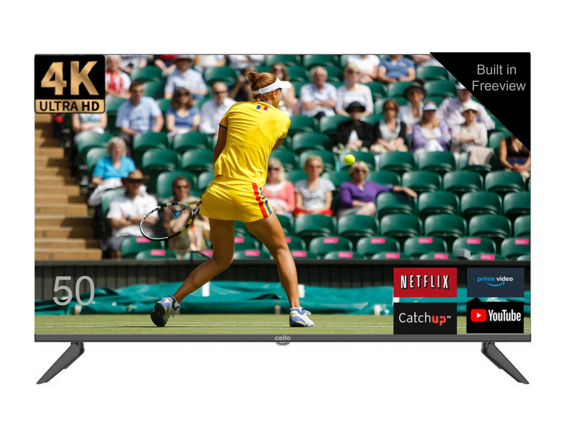 Cello 50″ Ultra HD LED Smart TV with Wi-Fi and Freeview | hiya! — hiya!