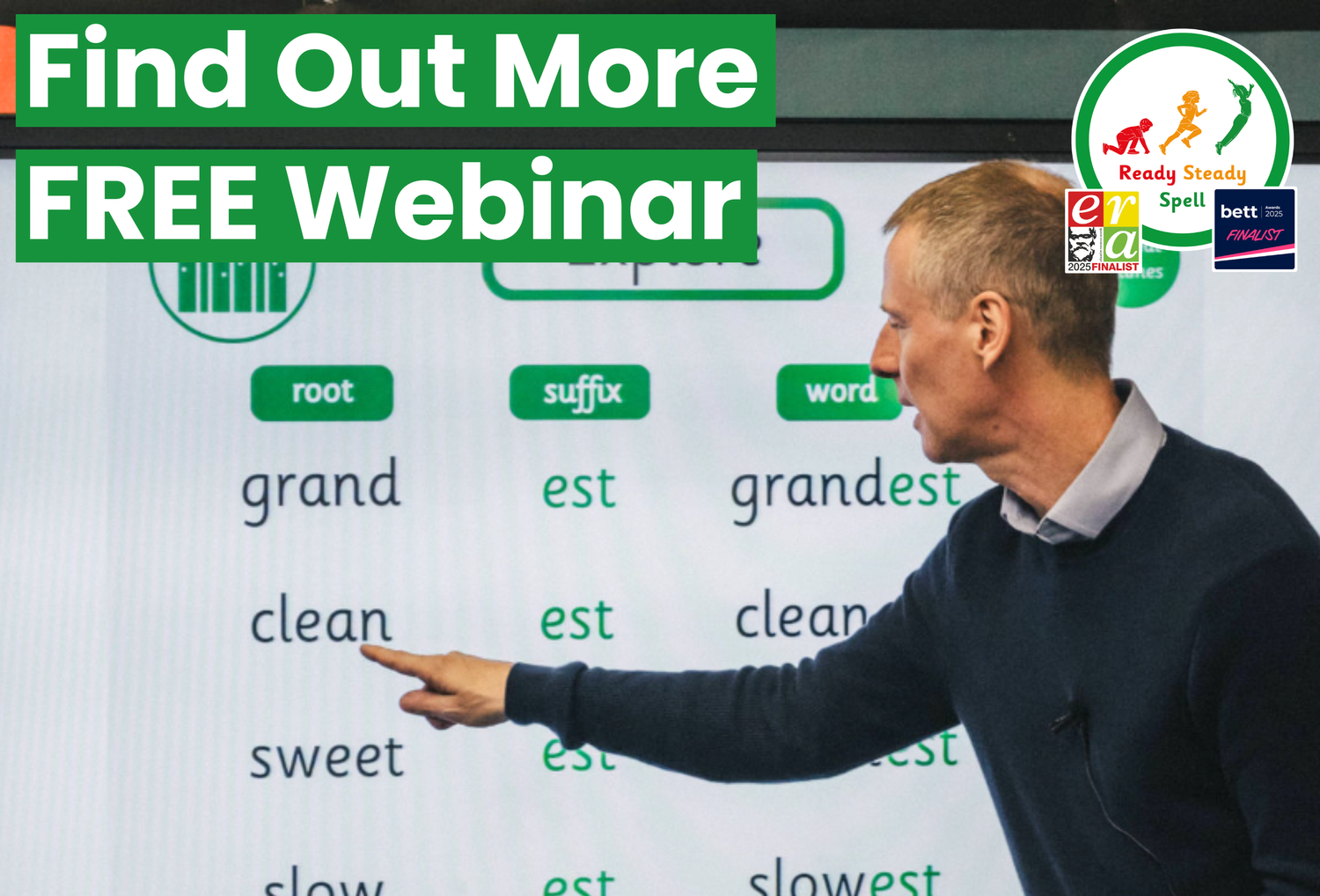FREE WEBINAR: Find out more about Ready Steady Spell — Literacy Counts