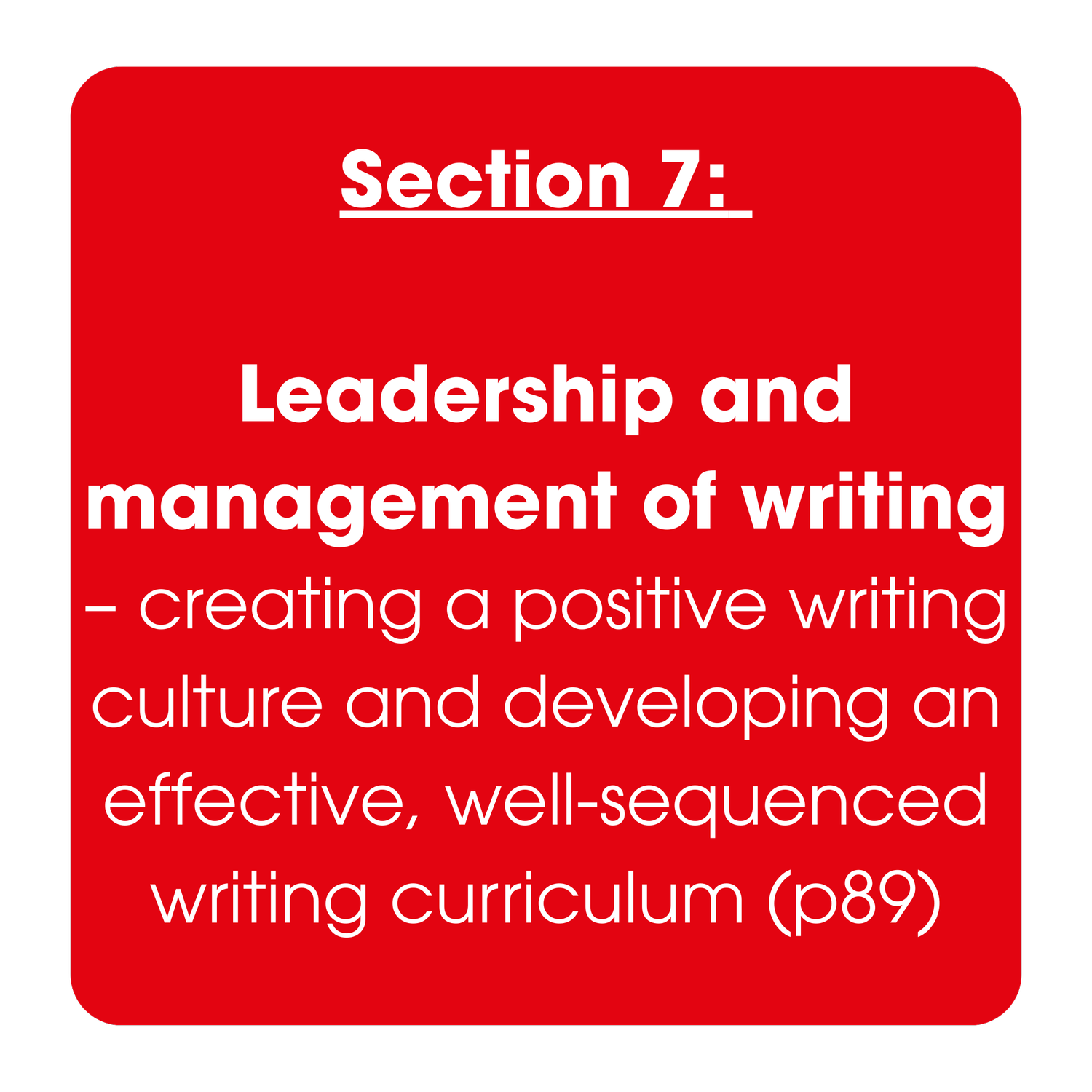 The Writing Framework 2025 Summary — Literacy Counts