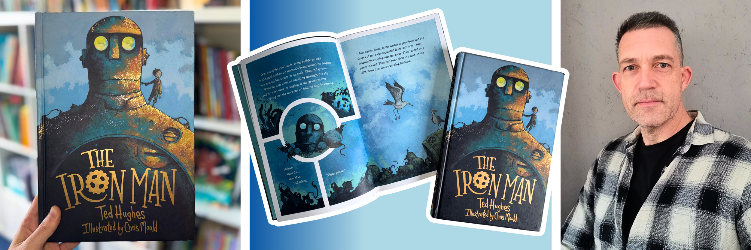 Illustrator Spotlight: Chris Mould on The Iron Man - Ready Steady Write ...