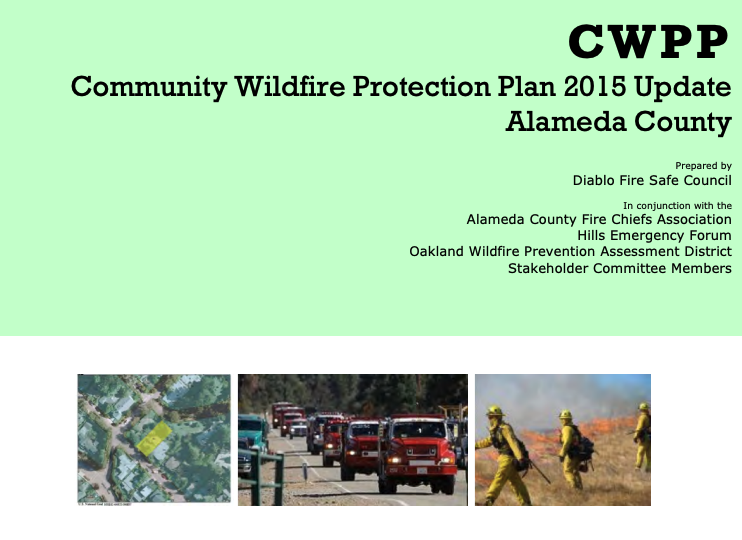 Regional Priority Plan and Community Wildfire Protection Plan — Diablo ...