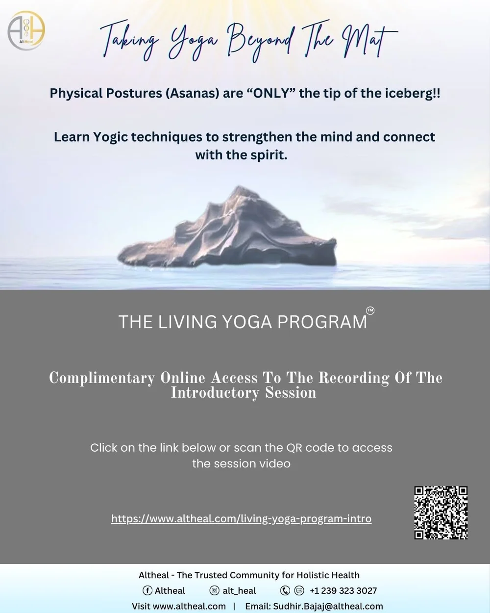 Living Yoga Programᵀᴹ Introduction — Alt Heal Trusted Community For ...