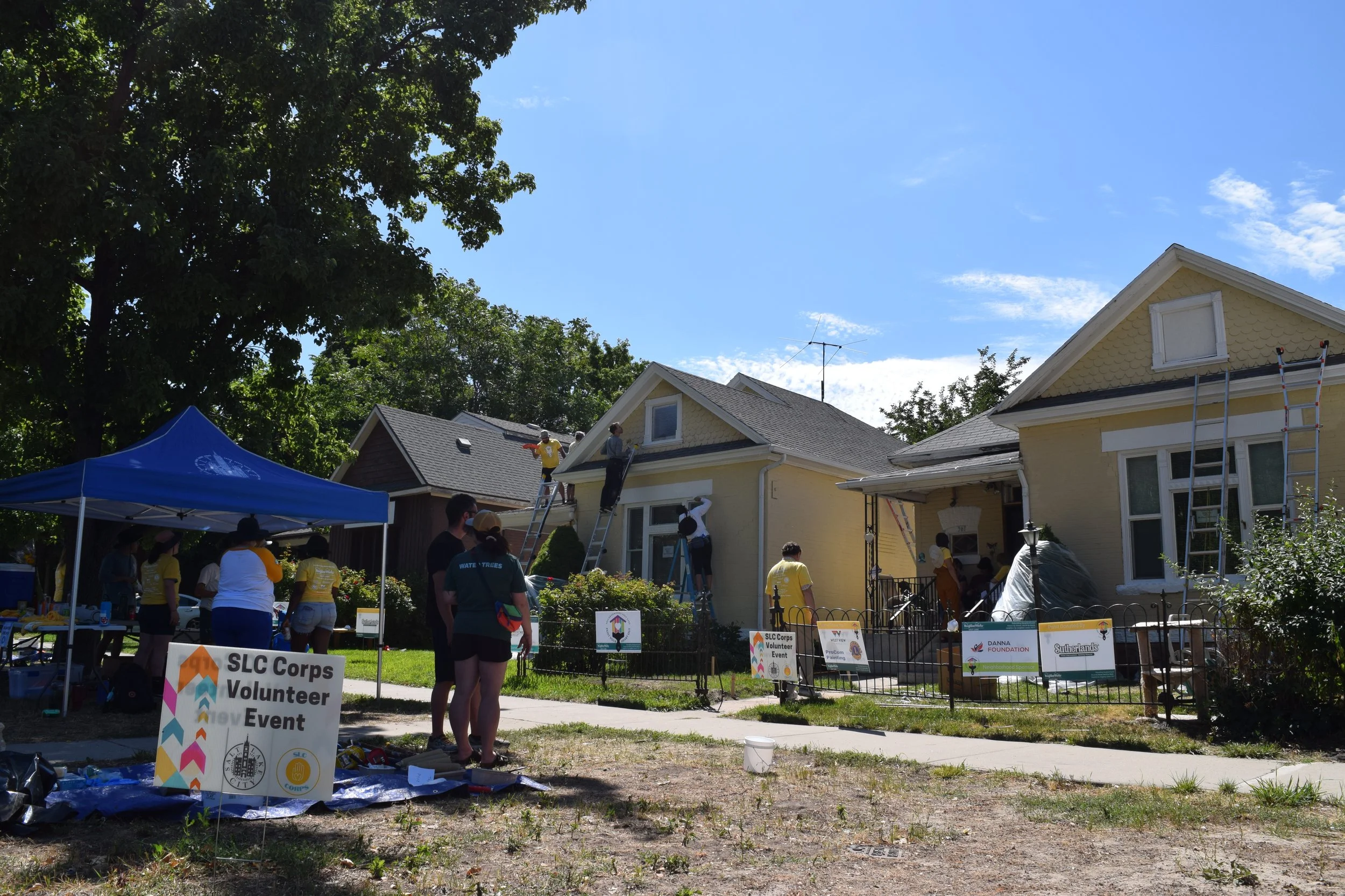 Annual NeighborWorks volunteer project gives Westside homes a facelift ...